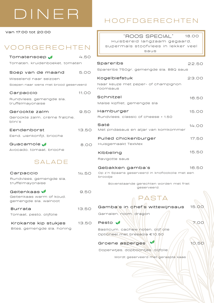 Menu – Roos Borrel & Keuken